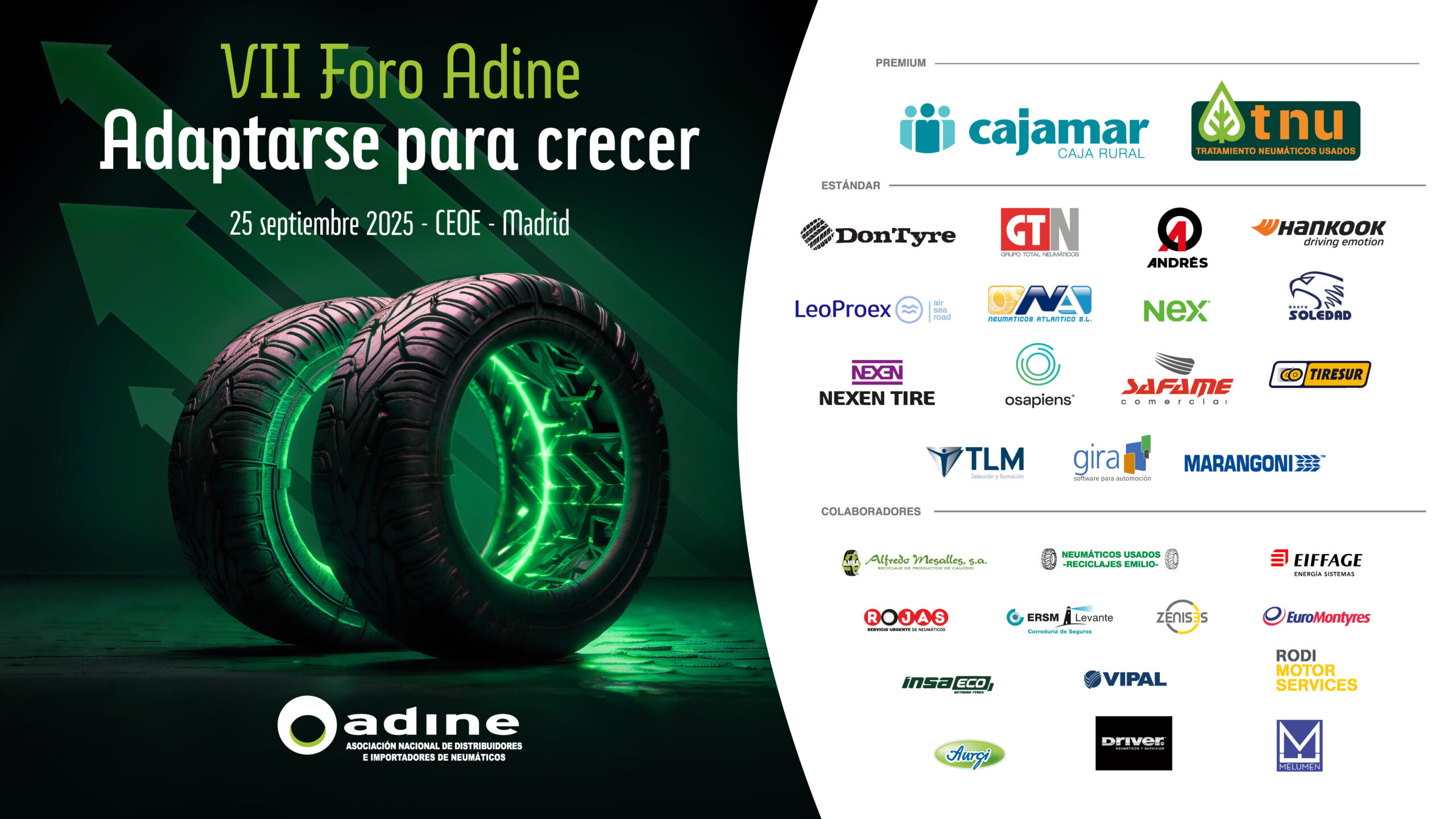 HOY, 24 DE SEPTIEMBRE, ARRANCA EL VII FORO ADINE 2025 “ADAPTARSE PARA ...